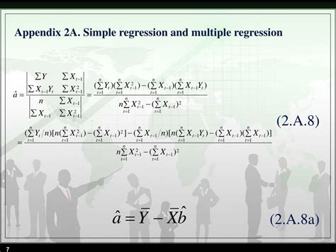 PPT Appendix A Simple Regression And Multiple Regression PowerPoint Presentation ID