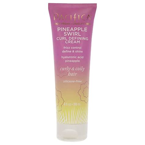 Pacifica Beauty Pineapple Curls Curl Defining Cream For Curly Coily