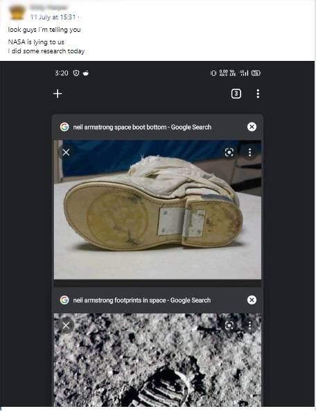 The Real Neil Armstrong Footprint On Moon