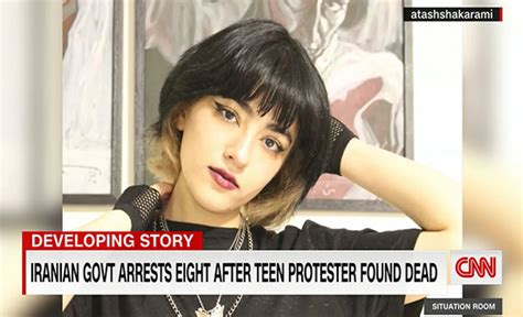 تحرك إيراني بعد العثور على جثة المراهقة نيكا شاه كرامي المدينة نيوز