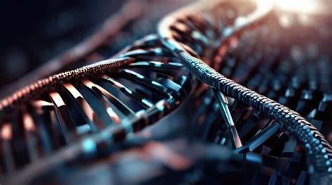 Premium Photo Digital Dna Helix Composed Of Binary Code Digital Genetic Of The Internet