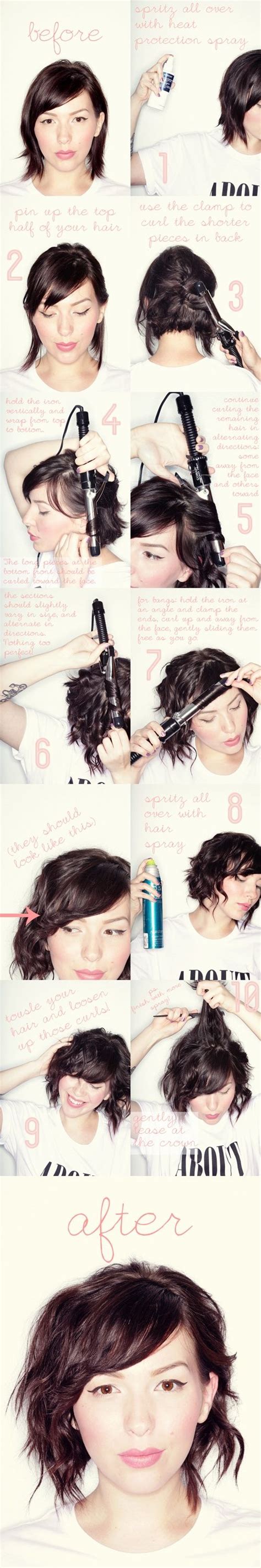 Short Wavy Hair Tutorial Hair Tutorials For Medium Hair Wavy