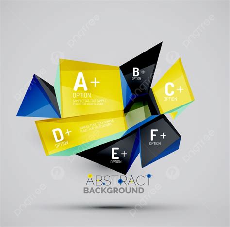 3d Geometrical Shape Vector Design Images 3d Geometric Shapes With