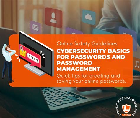 Cybersecurity Basics For Passwords And Password Management Lecsit