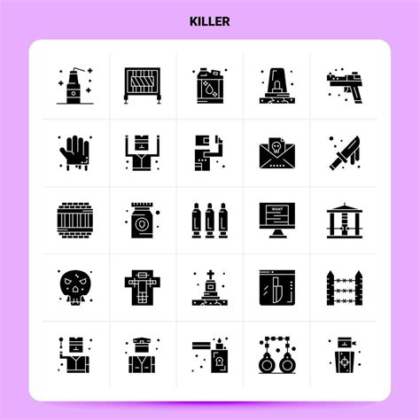 Solid 25 Killer Icon Set Vector Glyph Style Design Black Icons Set Web And Mobile Business Ideas