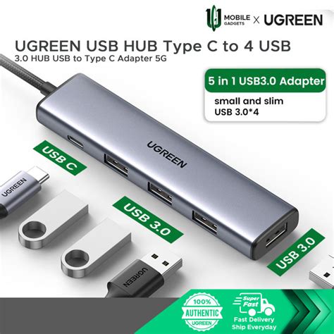 UGREEN USB HUB Type C To USB HUB USB To Type C Adapter G For
