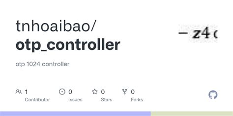 Github Tnhoaibaootpcontroller Otp 1024 Controller