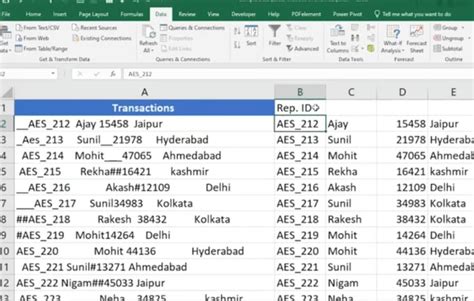 Clean Excel File With Upto 100 Rows And With Upto 5 Columns Per Row By