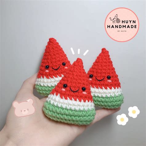 Móc Khoá Len Dưa Hấu Huyn Handmade Shopee Việt Nam