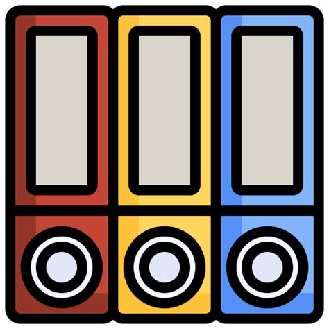 File Surang Lineal Color Icon