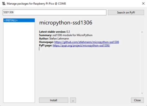 Oled Screen With A Raspberry Pi Pico Using Micropython Phipps Electronics