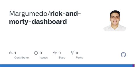 Github Margumedorick And Morty Dashboard