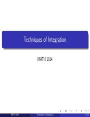 Mastering Integration Techniques Formulas Examples Exercises Course Hero