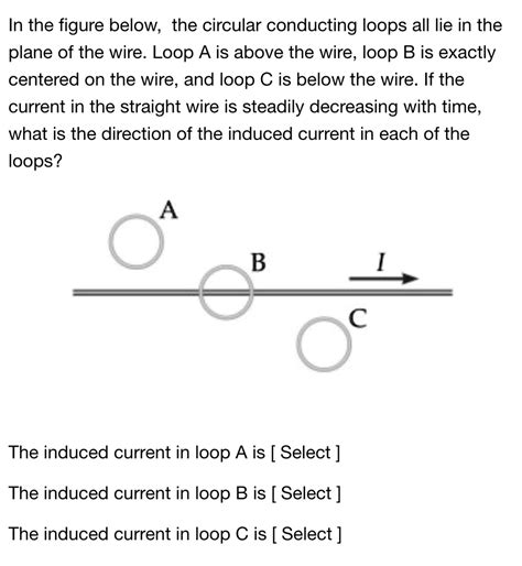 solved in the figure below the circular conducting loops all lie in