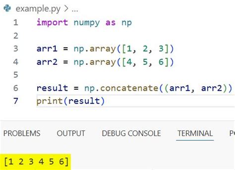 How To Concatenate Arrays In Python