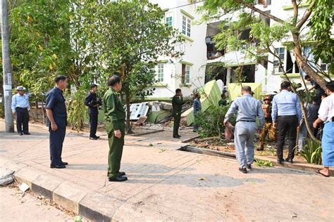 နစကဥက္ကဋ္ဌ ဗိုလ်ချုပ်မှူးကြီးမင်းအောင်လှိုင် နေပြည်တော်ရှိ ငလျင်ဒဏ်သင့