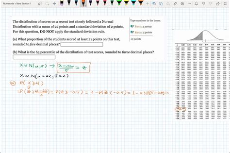solved question 51 t numbers in the baxes the distribution of scores