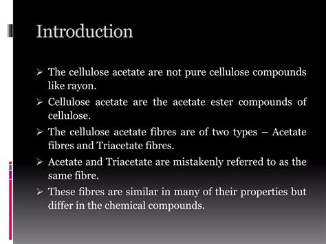 Man Made Fiber Cellulose Acetate Pptx