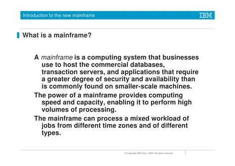 Mainframe