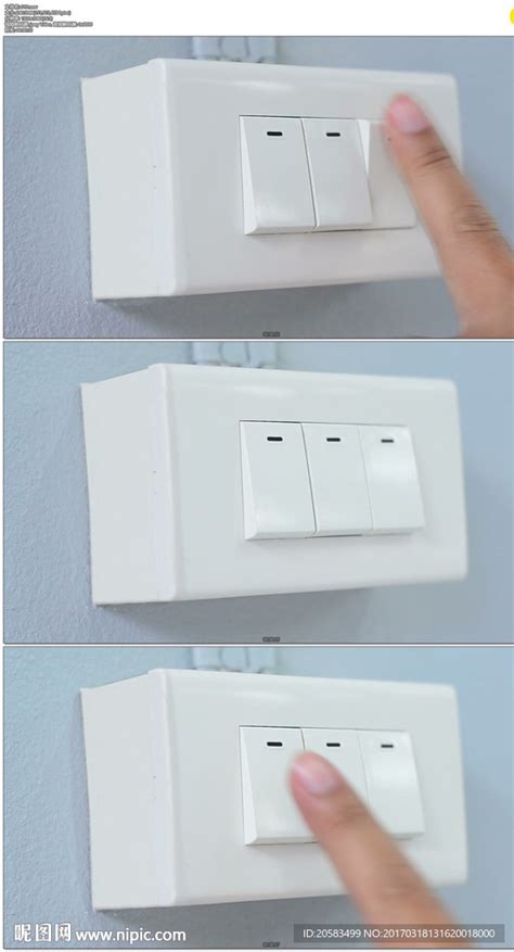 开灯和关灯按钮生活行为实拍视频多媒体图库昵图网