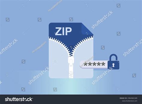 Zip File Folder Icon Zipped Compressed เวกเตอร์สต็อก ปลอดค่าลิขสิทธิ์ 2364581345 Shutterstock