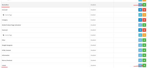 Php Как сделать несколько блоков Рекомендуемое на главной Opencart