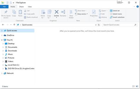 Quick Access Disabled In Windows Microsoft Community