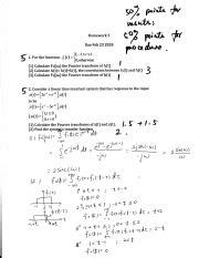 Homework3 Solution Pdf Homework 3 Co 3 M W Due Feb 23 2018 W C It E 1 1 1 SI G 1 For The