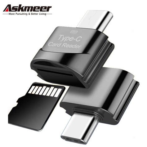 Usb 3 0 Loại C Sang Micro SD TF Adapter OTG Cardreader Mini Đầu Đọc Thẻ Nhớ Thông Minh Cho