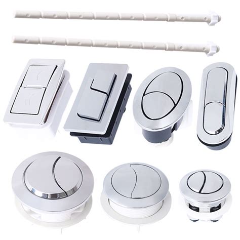 Round Toilet Tank Button Switch Flush Toilet Button Button Shaped Toilet Water Tank Closestool