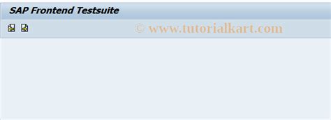 Guit Sap Tcode Gui Test Transaction Code