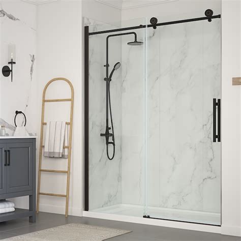 Ove Decors Bel Soft Close Matte Black 58 In To 60 In W X 7875 In H