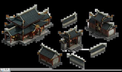【三渲二】一组精美建筑 场景模型 微元素element3ds powered by discuz 花瓣网