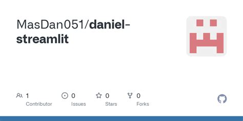 Github Masdan051daniel Streamlit