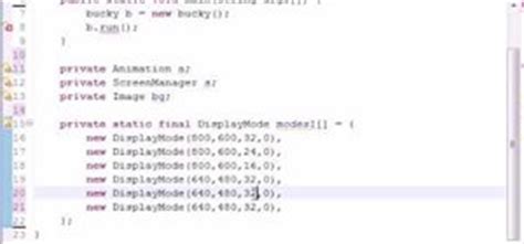 How To Create An Array Of Display Modes When Java Programming Java Swing JSP WonderHowTo
