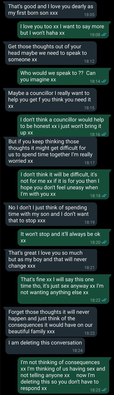 Rejected Son Shares Texts After Mom Rejects Him Rincestcorner