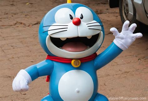 Scary Doraemon Stable Diffusion Online