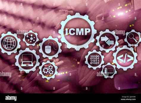Icmp Internet Control Message Protocol Network Concept Server Room