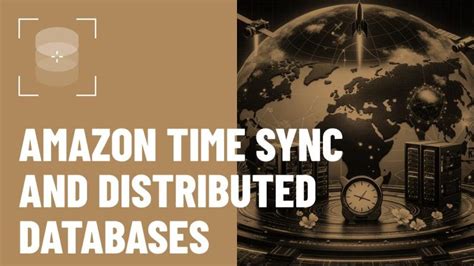 Meet The Time Sync Service For Distributed Databases Denis Magda