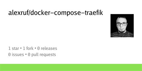 Alexrufdocker Compose Traefik