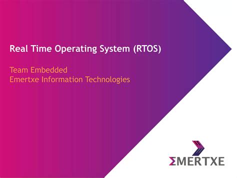 Rtos Real Time Operating Systems Pdf