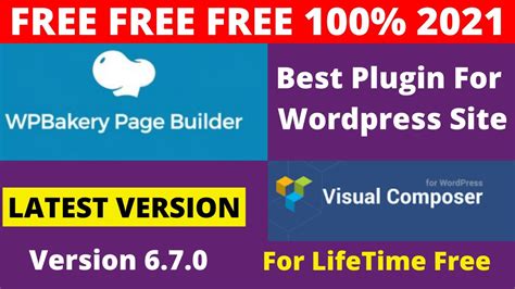 Wpbakery Page Builder Free Download Visual Js Composer Wpbakery Free Download And Install Latest