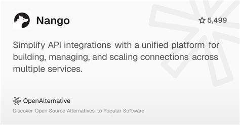 Nango Open Source Alternative To Make And Zapier Openalternative
