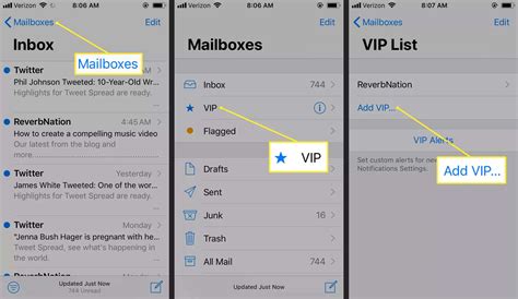 How To Add Or Remove Vip Senders In Ios Mail