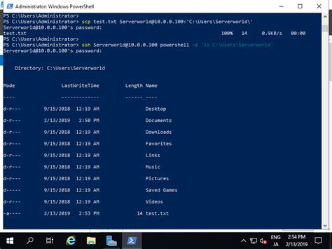 Windows Server 2019 Openssh Configure Ssh Client Server World