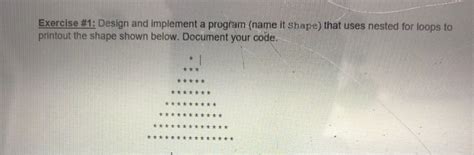 Solved Exercise 1 Design And Implement A Program Name It