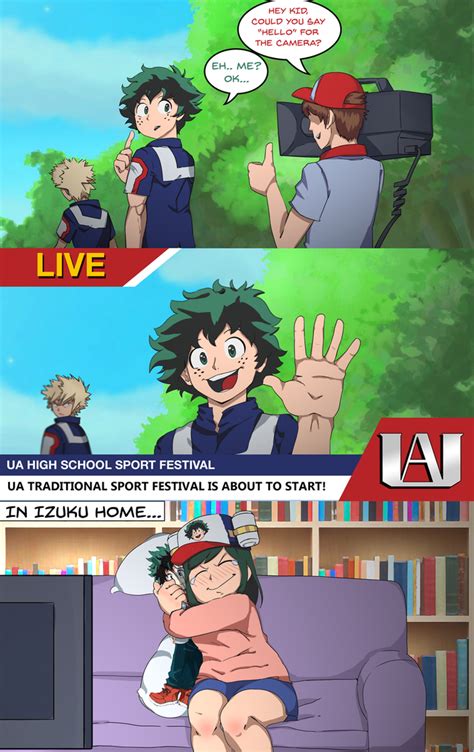 Inko Midoriya Deku Mom Is So Cool By Fakescs On Deviantart