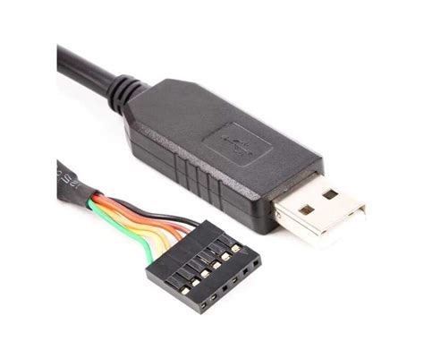 Ft232rl Chip Usb To 3 3v Ttl Uart Serial Converter Wire End Stripped Connector Flash Program