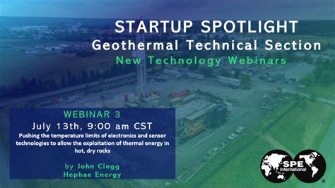 Spe Geothermal Technical Section Gtts On Linkedin Geothermal