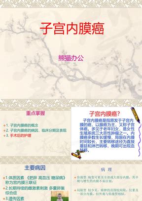 子宫PPT模板 子宫PPT模板下载 熊猫办公